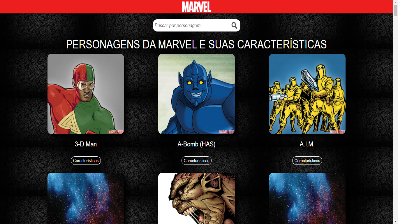 GitHub - JordanElizeu/Consumindo-API-Marvel