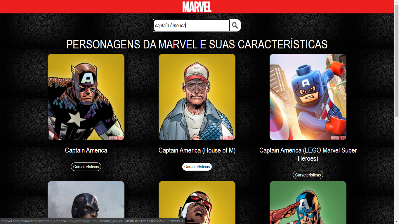 GitHub - JordanElizeu/Consumindo-API-Marvel