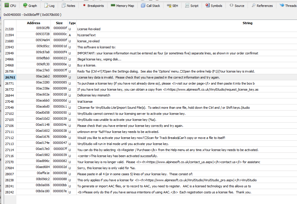 Is There A Way To Find The String Address With X64dbg Issue 5