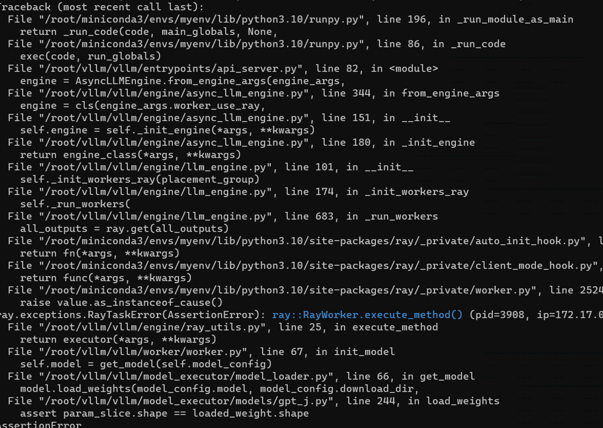 ImportError: Ray is not installed. but verified it is installed! · Issue #754 · vllm-project ...