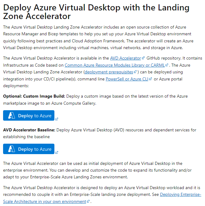 Update main landing page doc · Issue #117 · Azure/avdaccelerator · GitHub