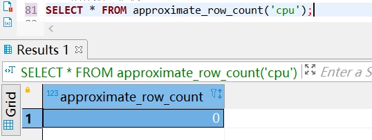 Make hypertable_approximate_row_count just return row count · Issue #2252 · timescale ...