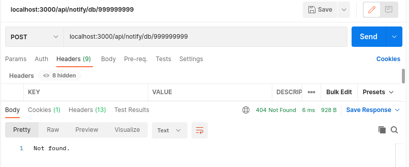 Notify Endpoint Will Always Return 200 Even If The Tables Dont Exist · Issue 25627 · Metabase 0706