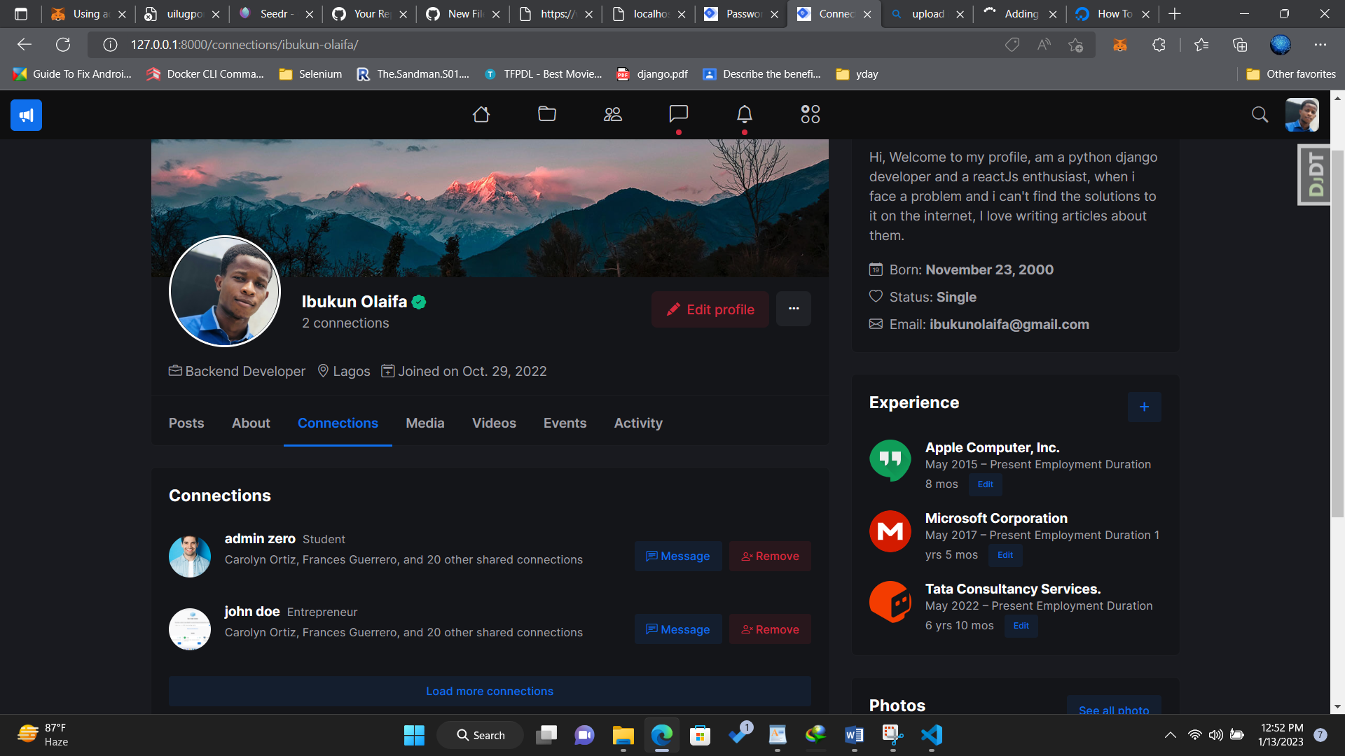 Github Ibukun Brain Oneforall Oneforall Is A Social Networking