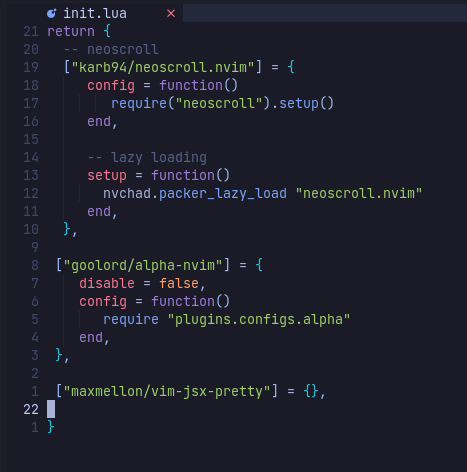 Neoscroll doesn't work · Issue #1146 · NvChad/NvChad · GitHub