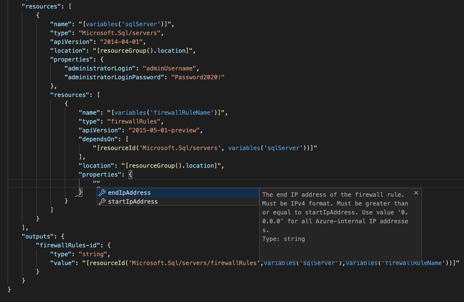 [Feature] Intellisense + template validation for sub-resources · Issue #591 · microsoft/vscode ...