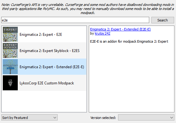 Unable to detect modpacks, and zip import · Issue #676 · PolyMC/PolyMC ...