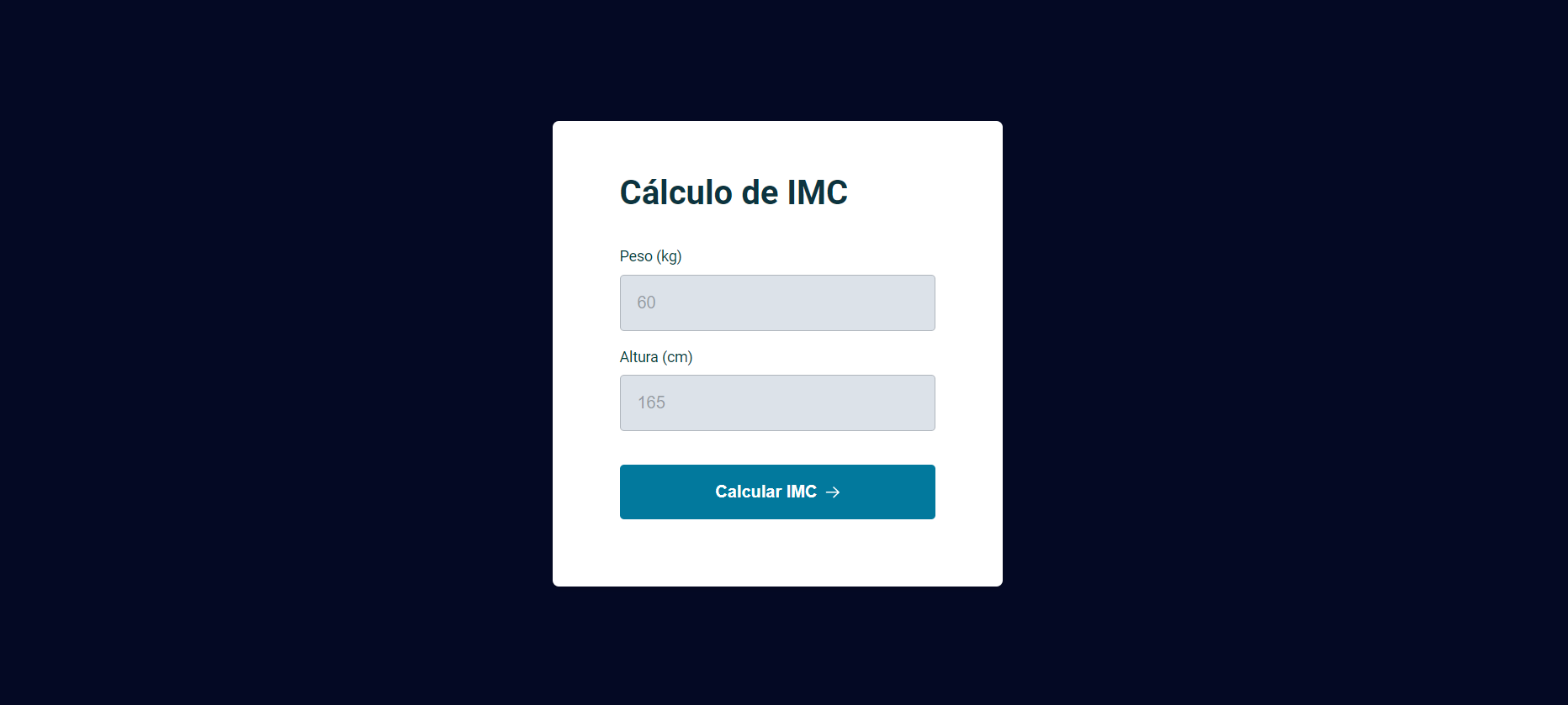 Github Jeadamek Bmi Calculator Project Developed In Explorer Course