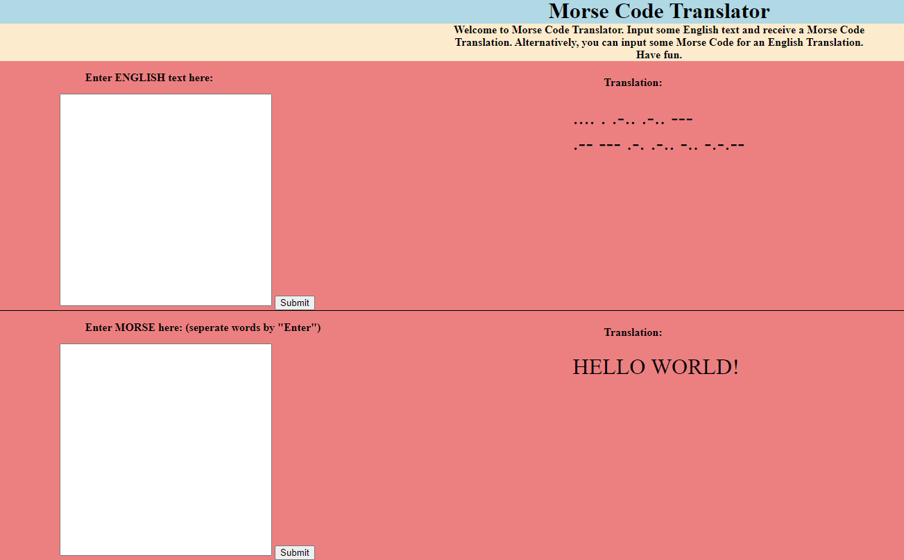 GitHub - mitchanderson202/Morse-Translator
