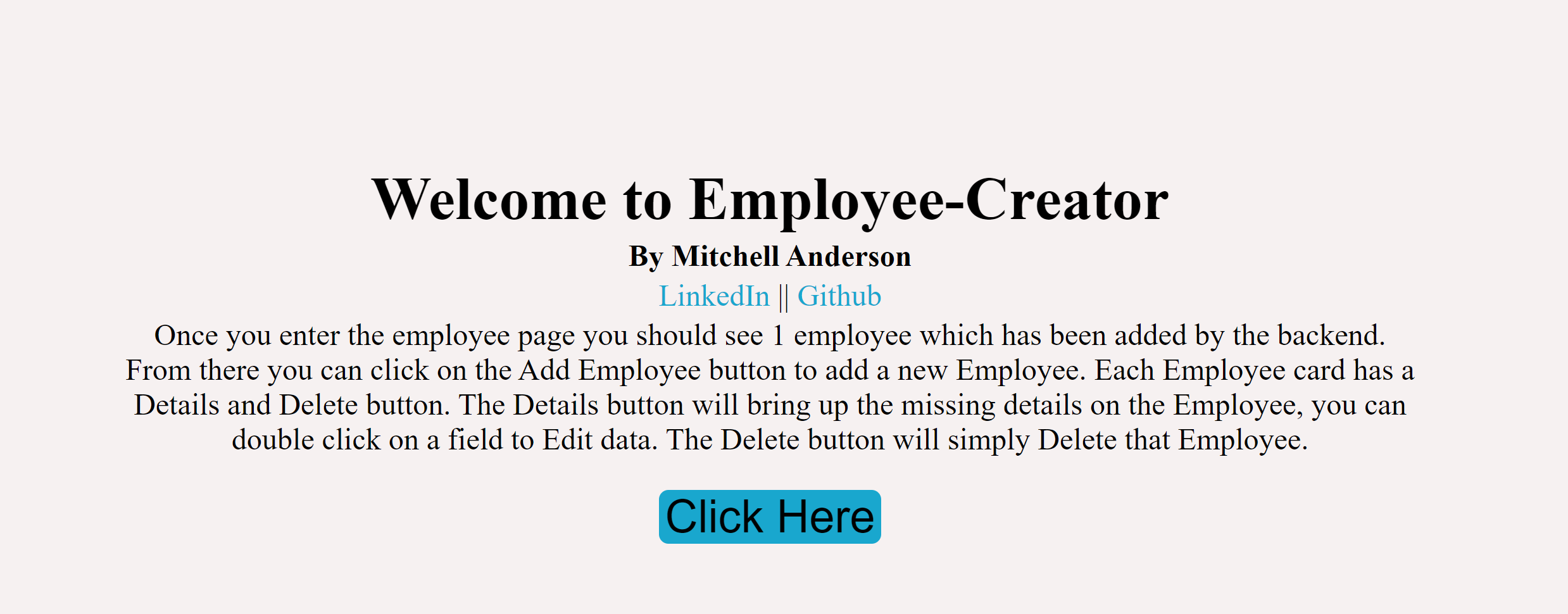 GitHub - mitchanderson202/Employee-Creator