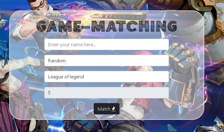 GitHub - loctt12345/game-matching