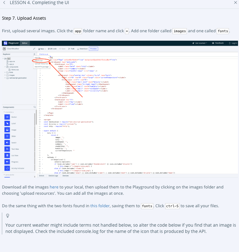 Vue tutorial issues · Issue #19 · NativeScript/playground-tutorials · GitHub