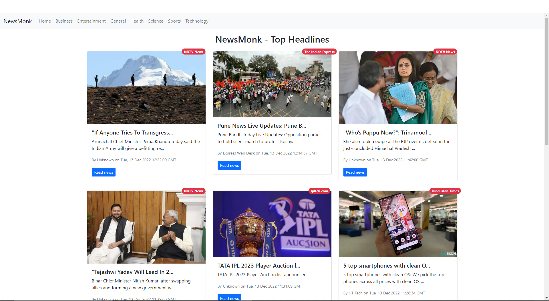 GitHub - Pranay-Prasad/NewsMonk