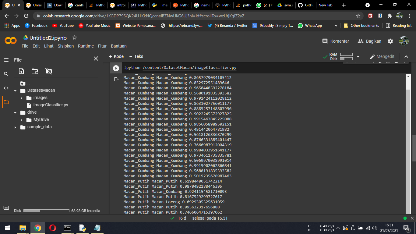 GitHub - efryansyah29/Visi-Komputer-Dataset-Image-Classifier: TUGAS KELOMPOK UAS