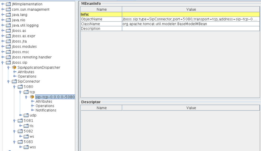 JMX Management API for JBoss lacks of an operation to enumerate SIP Connectors · Issue #198 ...