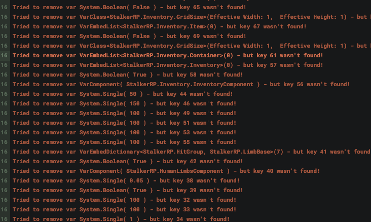 Hotloading causes errors with [Net] marked Lists on EntityComponents · Issue #1712 · Facepunch ...
