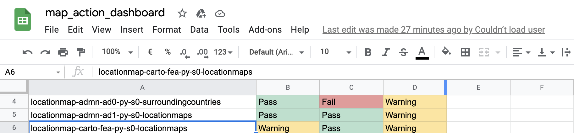 Expose the date the last dashboard run occurred in Google Sheets export · Issue #49 · mapaction ...