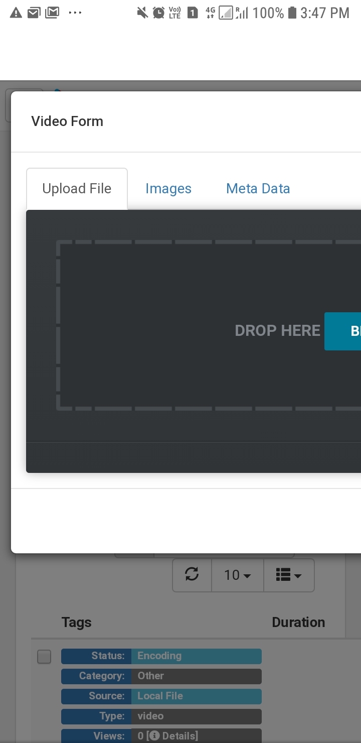 How to make the Video Form modal (class: modal-dialog) responsive ...
