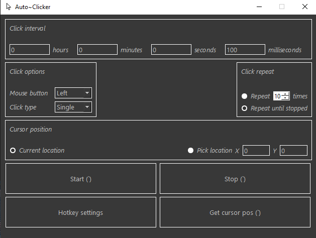 GitHub - Ph4sm4/AutoClicker: My personal autoclicker, written to make ...