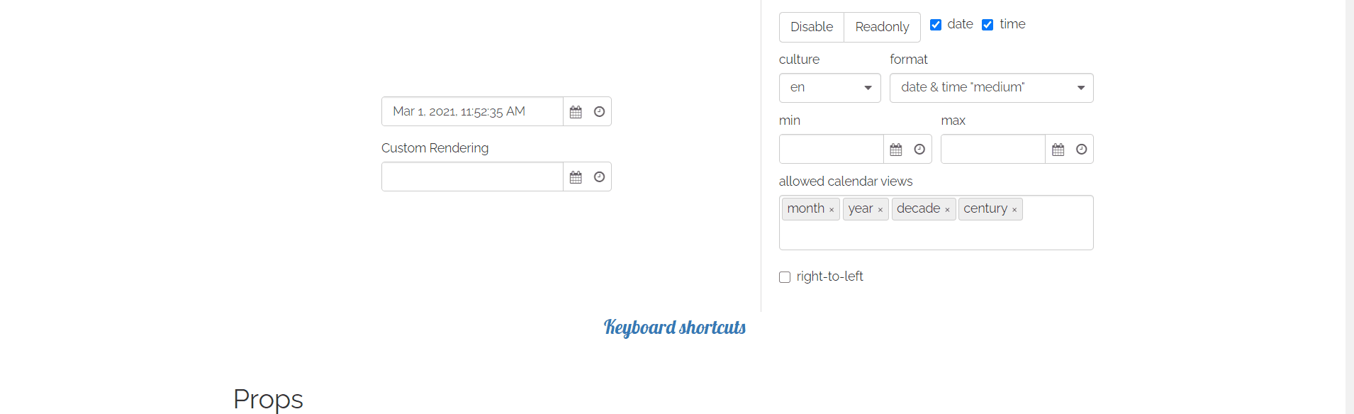 Datetimepicker Widget Double Clicking On Left Right Chevron Arrows Causes A Transition Issue