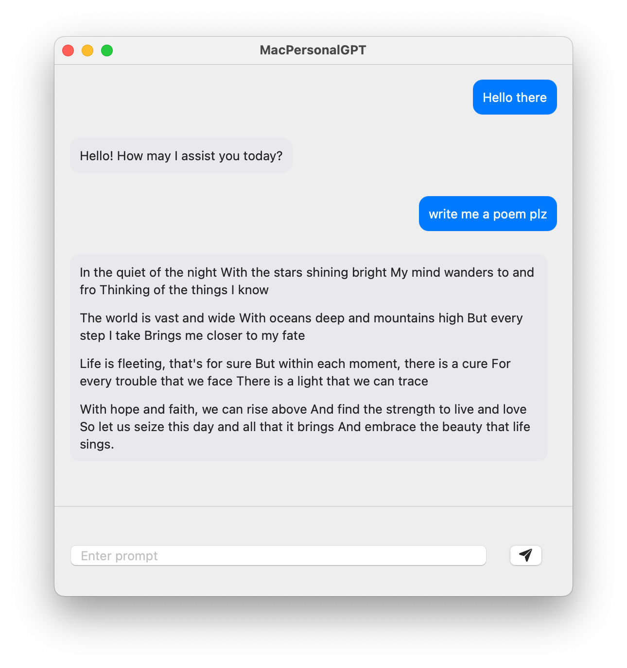 GitHub - VIkill33/PersonalGPT: SwiftUI ChatGPT app with API keys