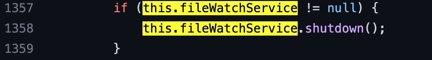 is this necessary to call fileWatchService's shutdown method twice? · Issue #5372 · apache ...