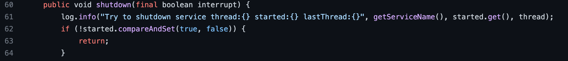 is this necessary to call fileWatchService's shutdown method twice ...