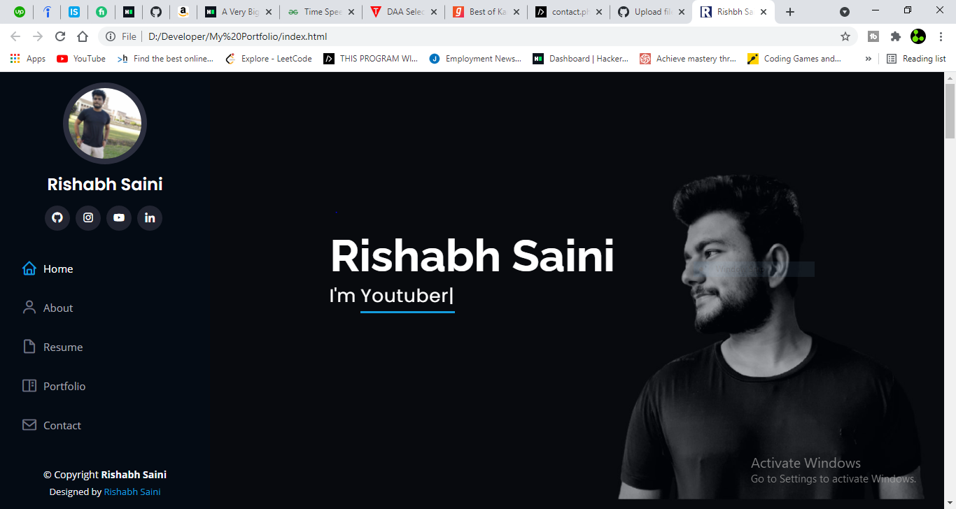 GitHub - Rishabhsaini0204/My_Portfolio