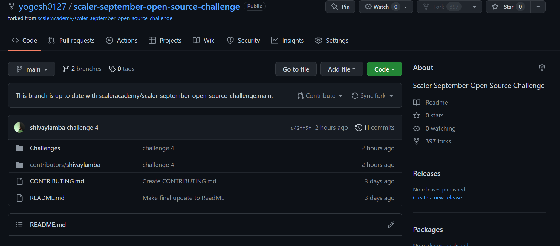 challenge- 1-30 · Issue #348 · scaleracademy/scaler-september-open-source-challenge-2022 · GitHub