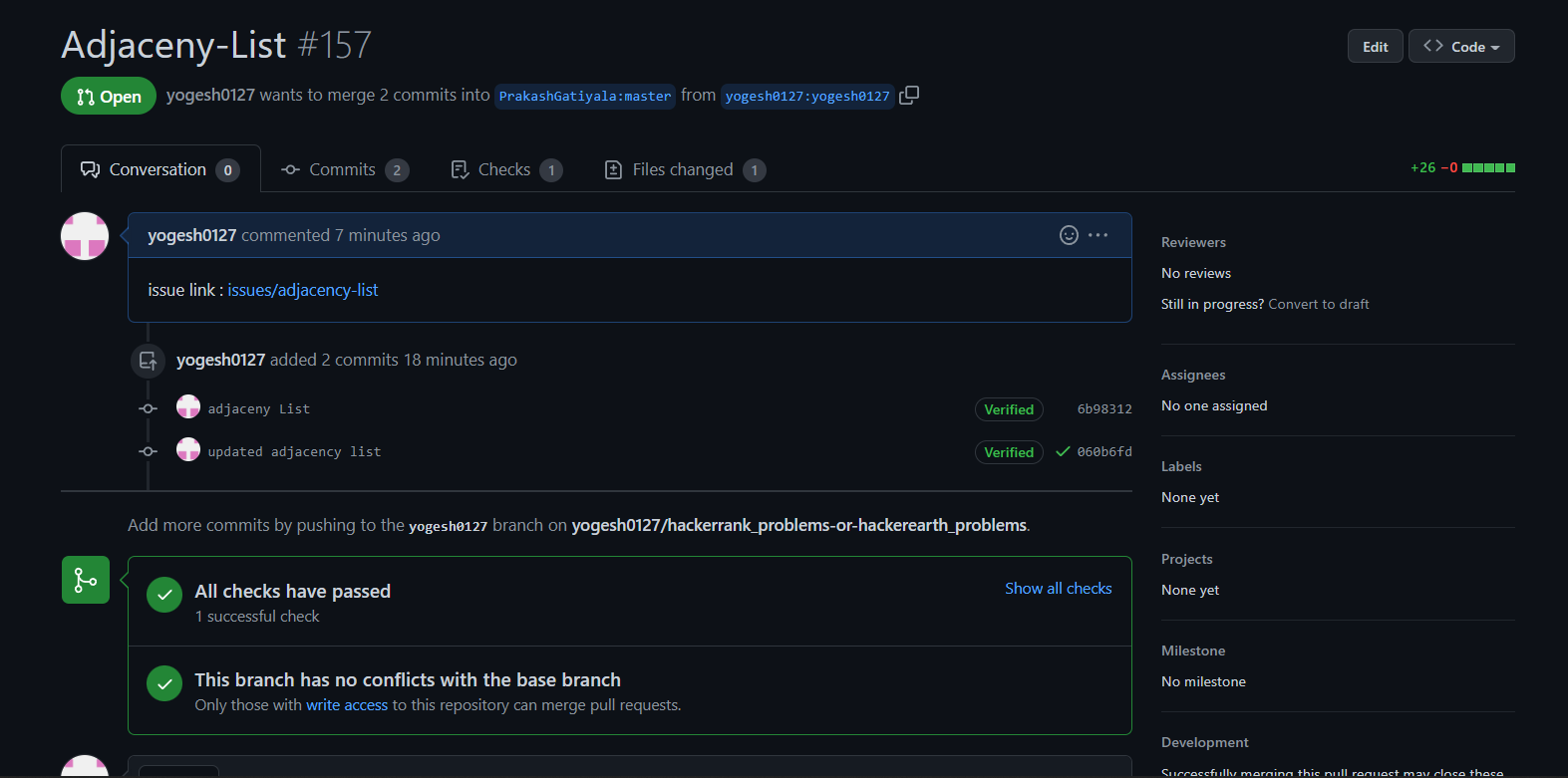 challenge- 1-30 · Issue #348 · scaleracademy/scaler-september-open-source-challenge-2022 · GitHub