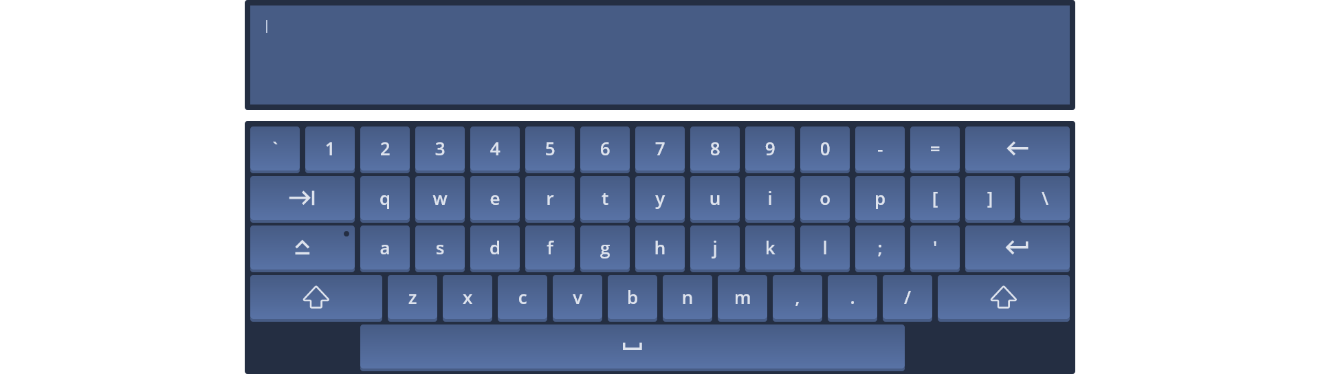GitHub - yosefbeder/virtual-keyboard: A keyboard that can be used by a ...
