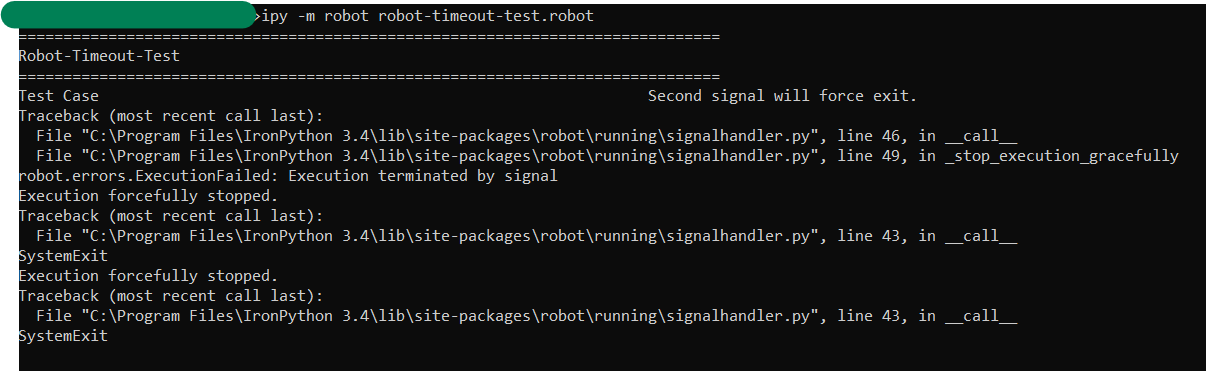 Timeout won't stop during sleeping · Issue #4849 · robotframework/robotframework · GitHub