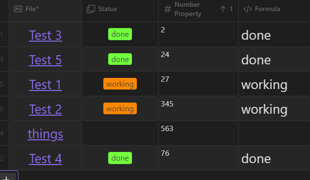[Bug]: Number sort · Issue #533 · RafaelGB/obsidian-db-folder · GitHub