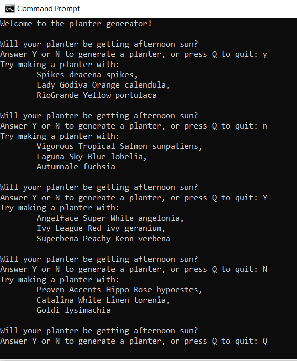 GitHub - MitchMoir/Planter-Generator: Randomly generate a planter!