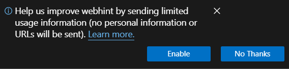 [Bug] Layout in telemetry prompt is incorrect in Chrome Canary/Dev · Issue #3132 · webhintio ...