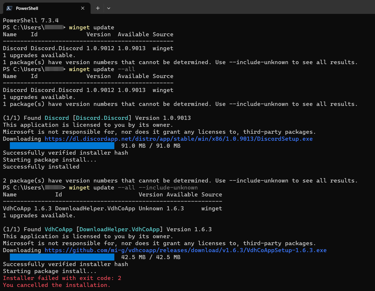 Winget will install updates that WingetUI gets stuck updating ...