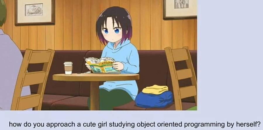 Track down pic of Elma reading OO book from Kobayashi's Dragon maid ...
