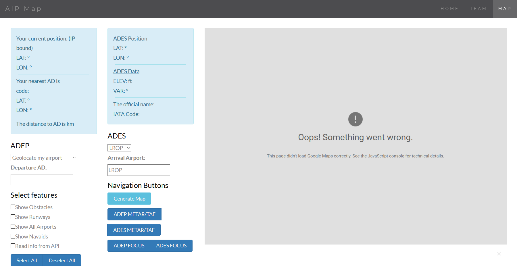 GitHub - tsodor/Team-F---ATM---FIA: Interactive airspace map - Using ...