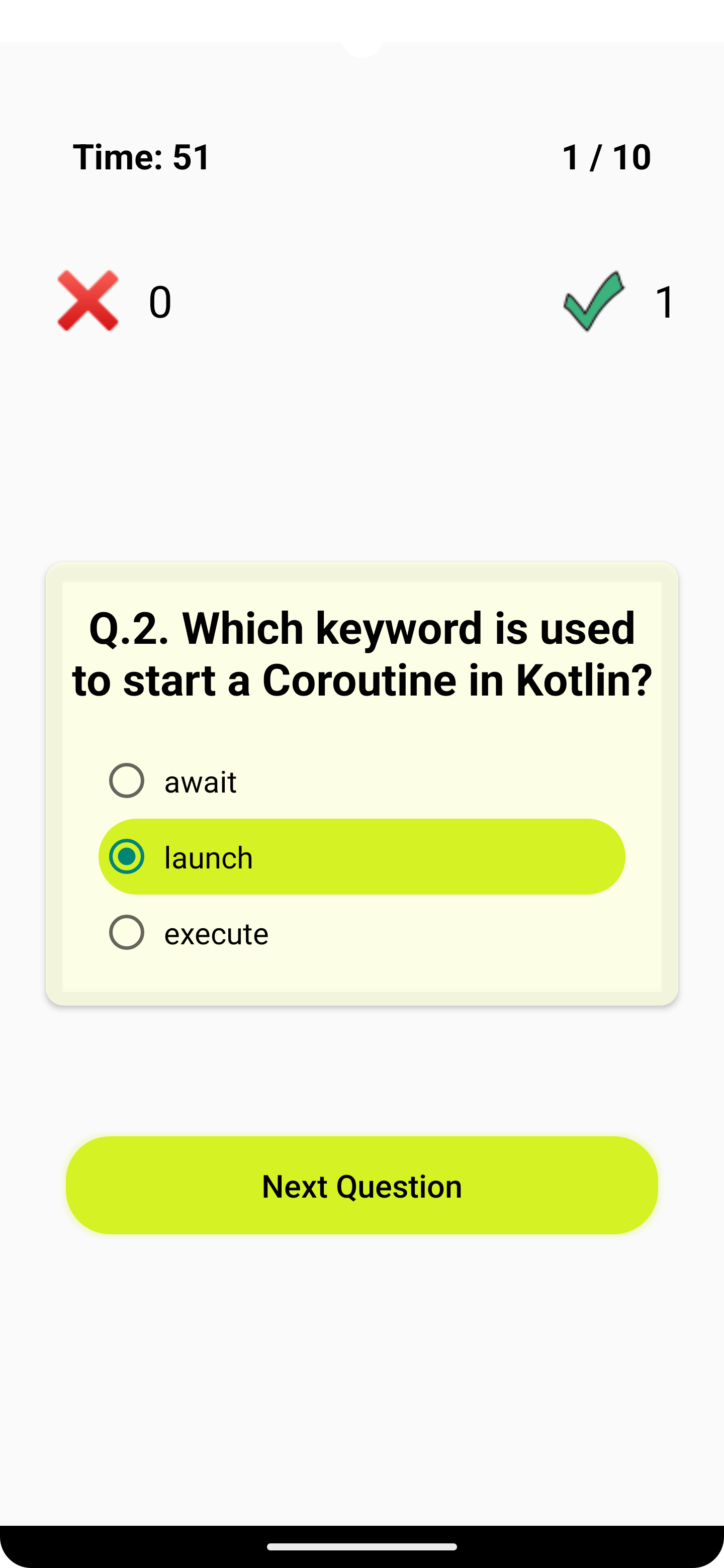 GitHub - gtran6/QuizTime: Quiz App - MVVM - RoomDB - SharedPreference