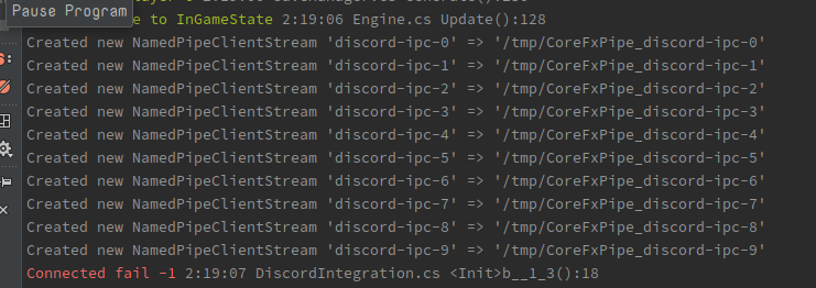 Asynchronous Pipes · Issue 54 · Lachee Discord Rpc Csharp · Github