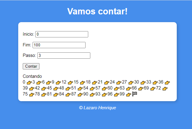 GitHub - LazaroHenrique3/projeto-contador: Projeto realizado durante o curso de Javascript ...