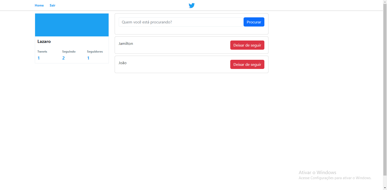 GitHub - LazaroHenrique3/projeto-twitter-clone: Projeto de um clone simples do Twitter ...