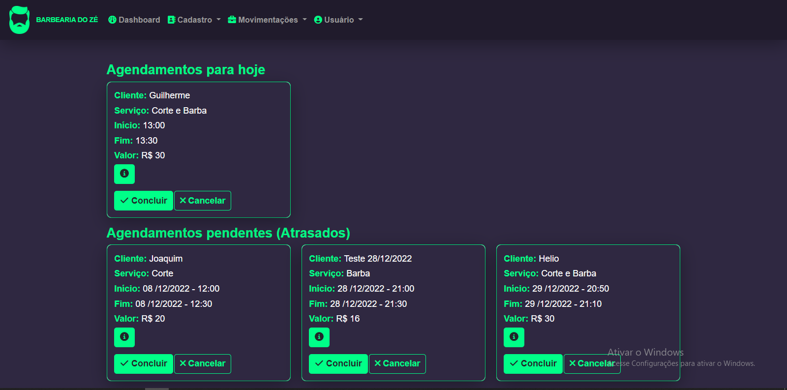 GitHub - LazaroHenrique3/sistema-agendamento-barbearia: Sistema de agendamento de uma barbearia ...