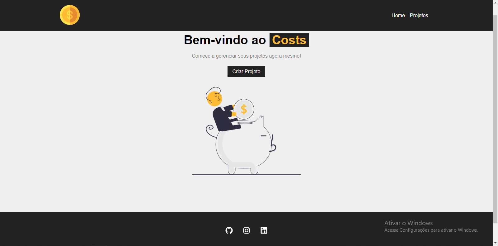 GitHub - LazaroHenrique3/costs-frontend-react: Projeto fullstack React inspirado no projeto ...