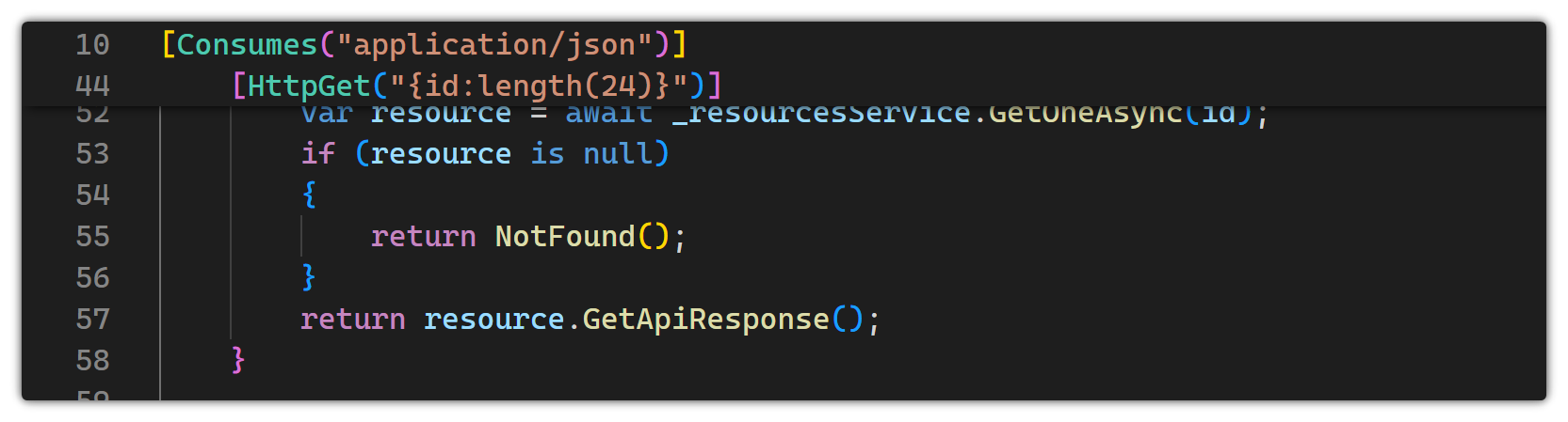 "Sticky Scroll" problem with C# classes/methods that contain Attributes ...