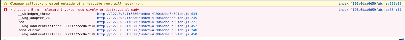 Problem with code in "Data fetching and preloading" sub-section of routing section of the ...
