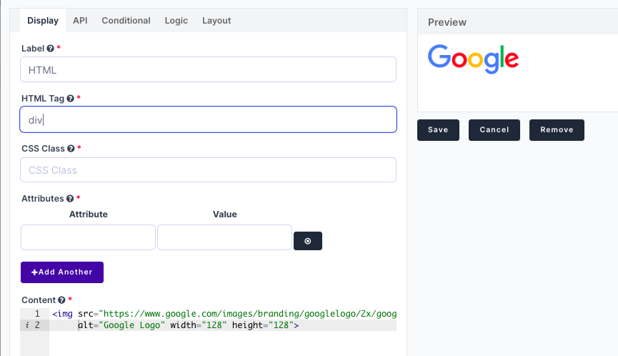 [Question]How to add a image in a question? · Issue #3621 · formio/formio.js · GitHub