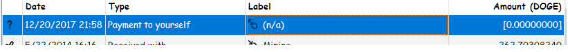 Dogecoin balance stuck in an unconfirmed transaction from 2017. · Issue ...