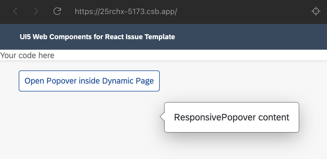 [SF][1.11.3][DynamicPage]: ResponsivePopover and Dialog display wrong position in DynamicPage ...