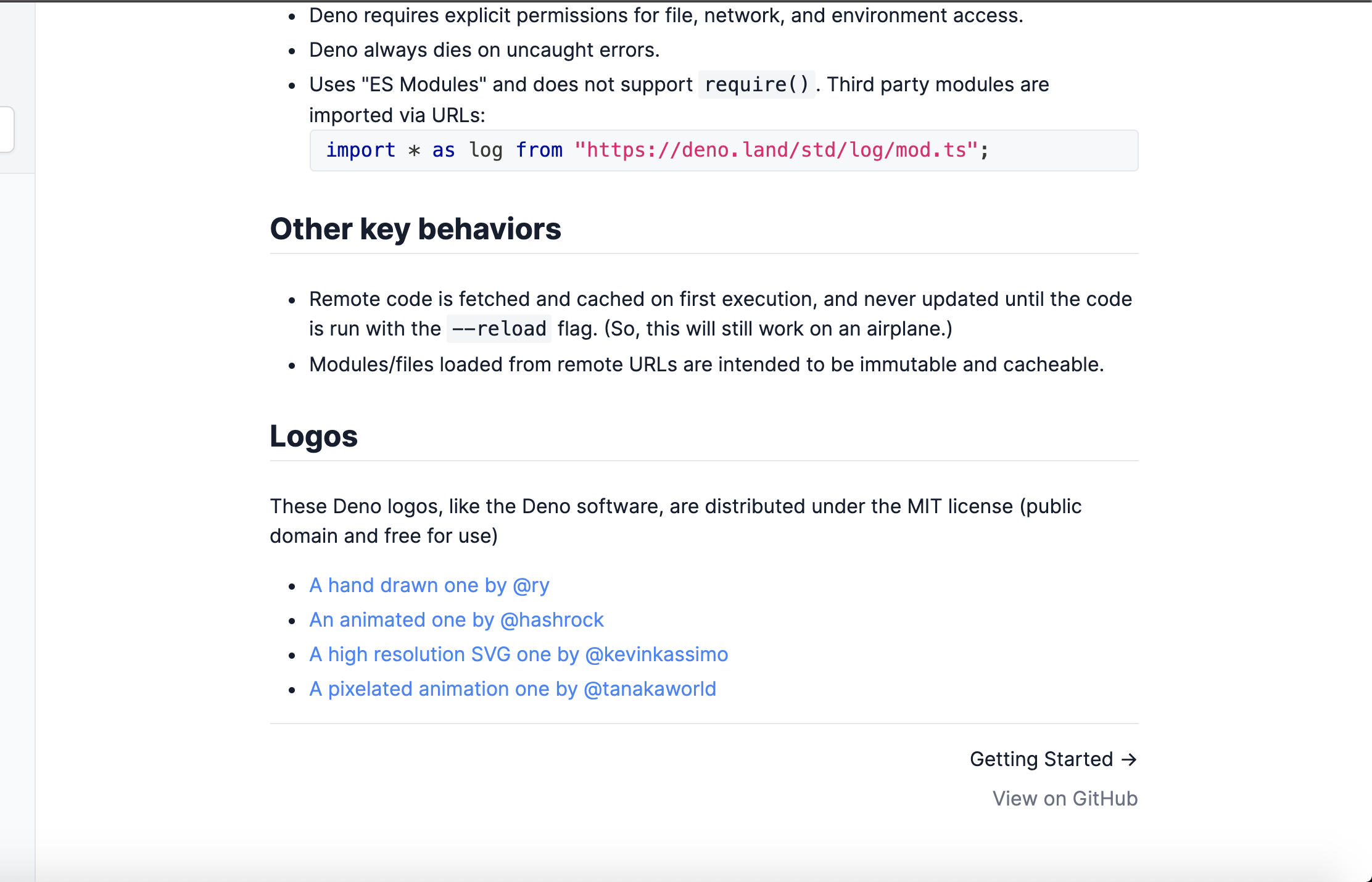 'View on GitHub' seems out of place · Issue #797 · denoland/dotland · GitHub